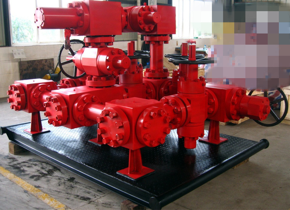 API 6A 16C 2 1 16 4 1 16 Hydraulic Choke Manifold For Oilfield Well
